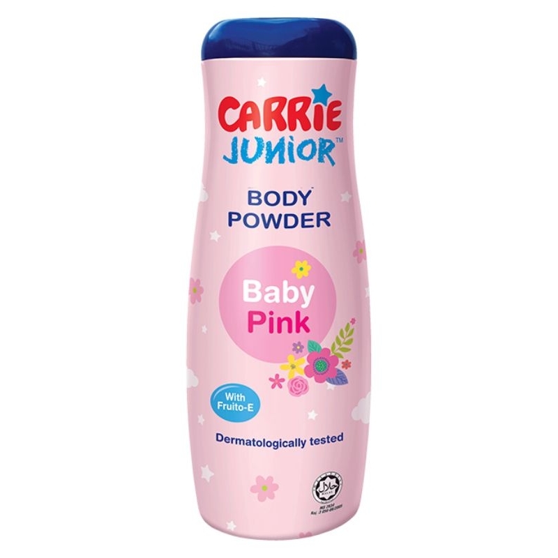 CARRIE JUNIOR BABY POWDER BABY PINK 125G | Shopee Malaysia