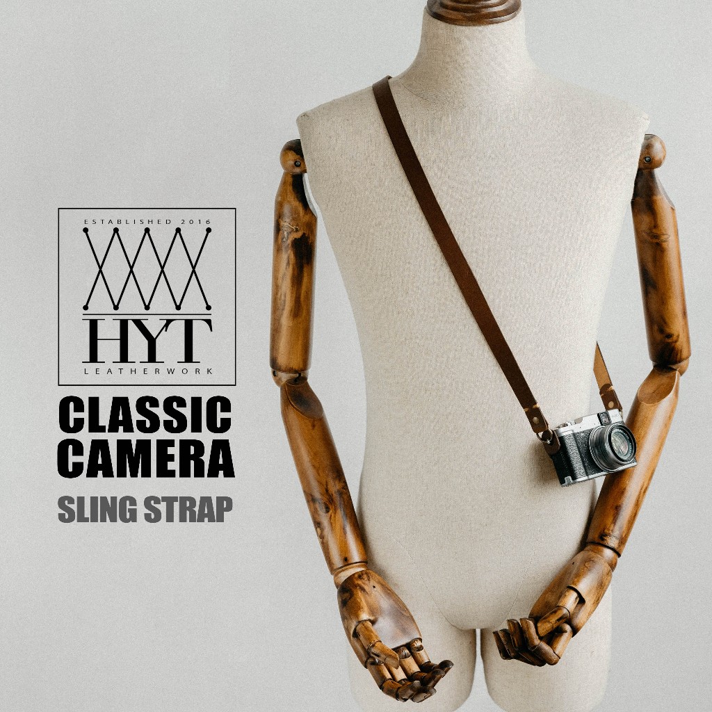 HANDMADE CLASSIC LEATHER CAMERA NECK STRAP dlsr mirrorless single ...