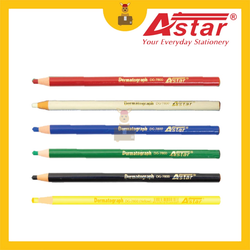 ASTAR Dermatograph Pencil Paper Wrapped Pencil Paper DG7800 (PER PIECE ...