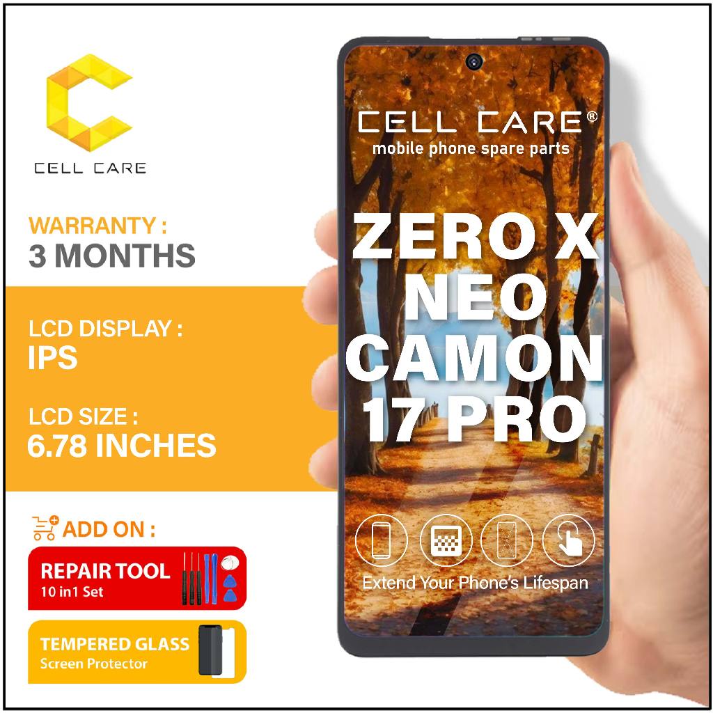 LCD SCREEN DISPLAY FOR INFINIX ZERO X NEO X6810 / TECNO CAMON 17 PRO ...