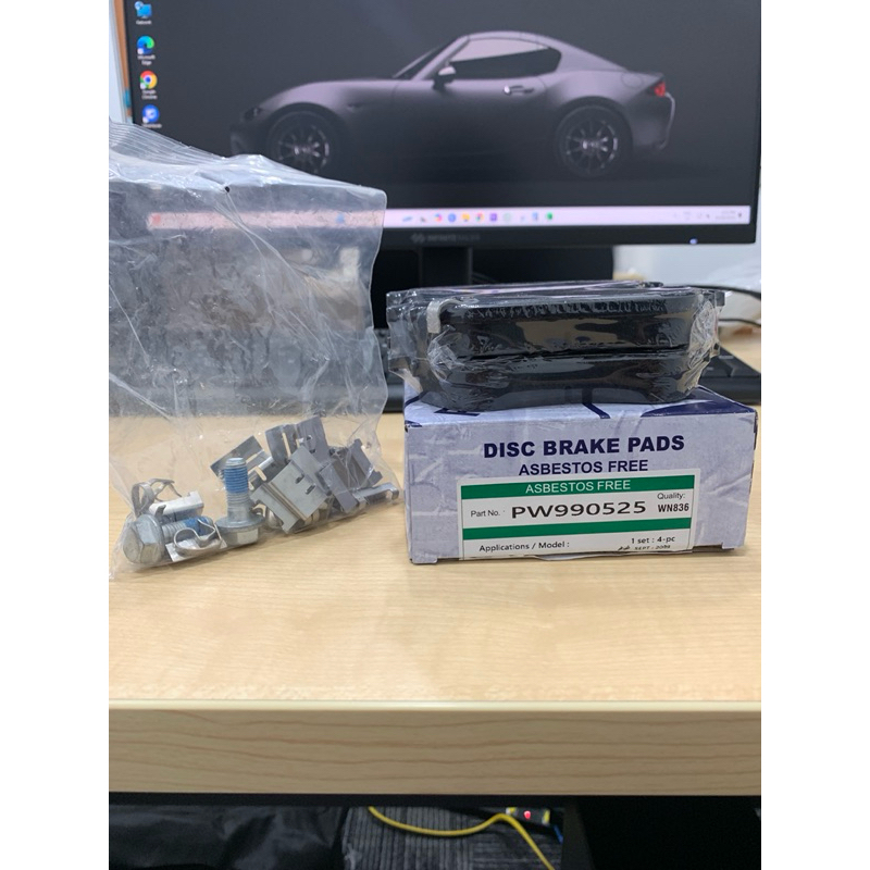 Genuine Proton Saga VVT, Persona VVT, Iriz VVT Brake Pad (FRONT ...