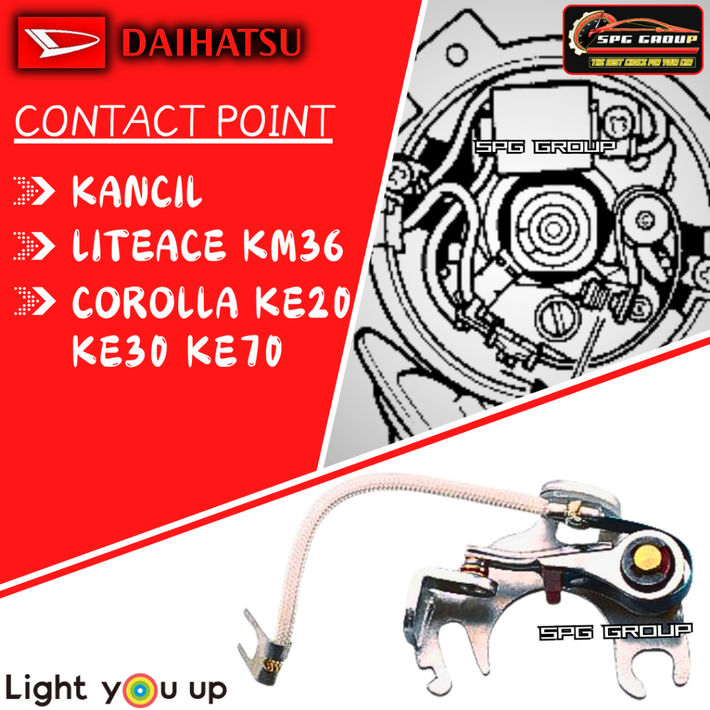 GENUINE DAIHATSU PERODUA KANCIL,TOYOTA LITEACE KM36 COROLLA KE30 KE70 ...