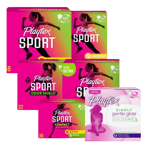 Playtex Simply Gentle Glide Tampons Ultra Absorbency Fragrance-Free ...