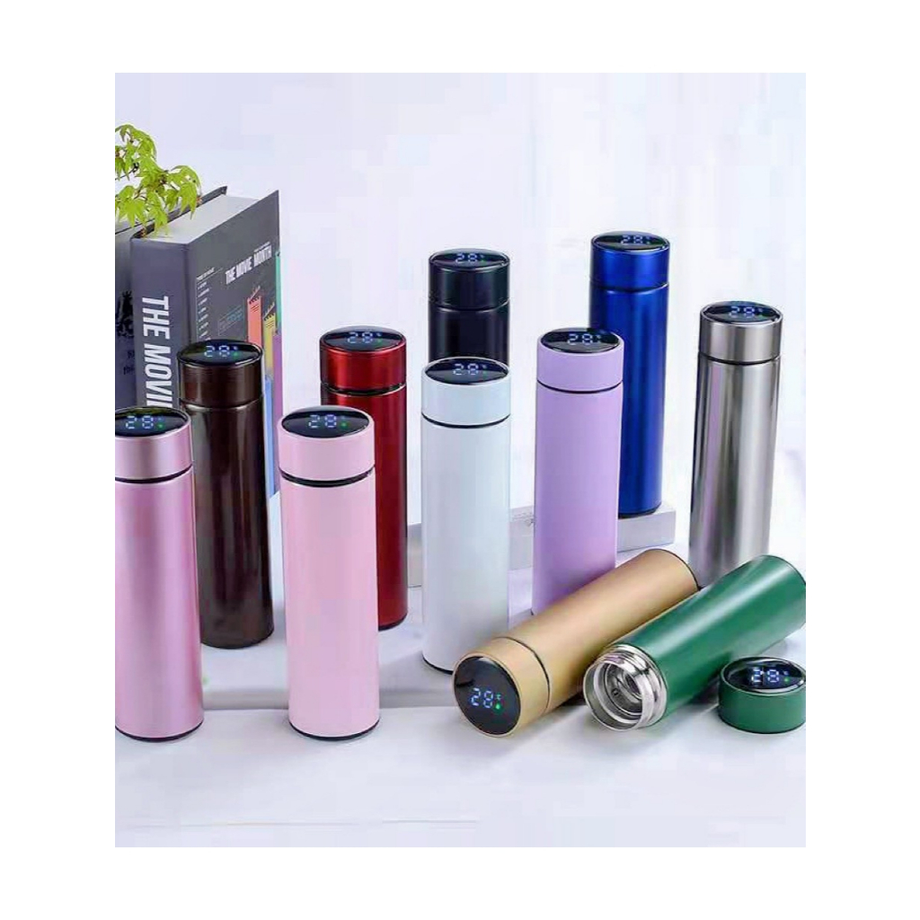 **Thermos SMART Bottle Smart Temperature Led Display - 500ML | Shopee ...