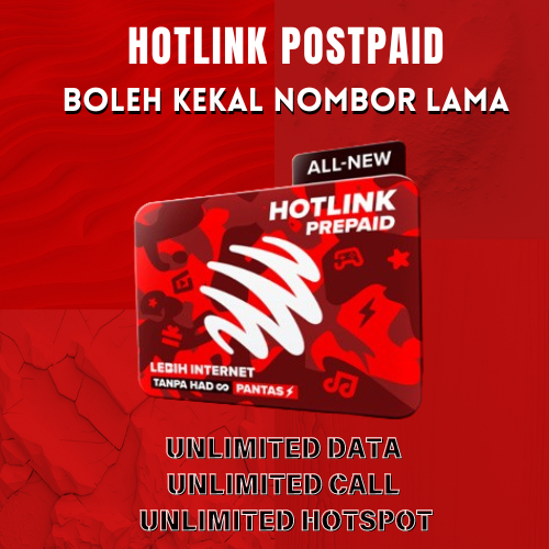 Hotlink postpaid 5G & Prepaid Unlimited data Unlimited call Unlimited ...