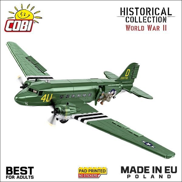 COBI C47 Dakota Allies Transport Plane LEGO Compatible Building Blocks ...