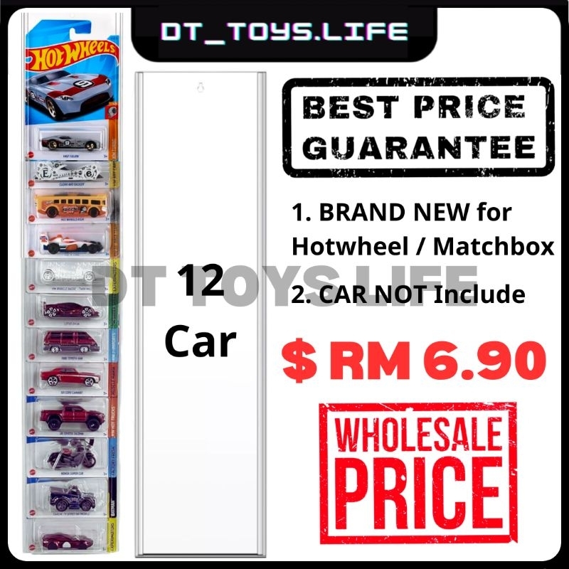 Hotwheel / Matchbox Protector 12 Car Display Holder Display Card Rack ...