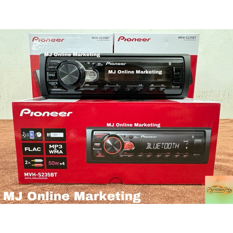 Pioneer MVH-S235BT Single Din Bluetooth Player*100%Original,Perodua ... Pioneer MVH-S235BT Single Din Bluetooth Player*100%Original,Perodua ...