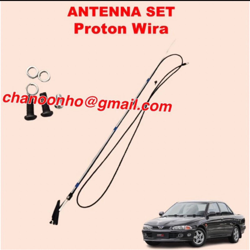 SL-930 FULL SET Side Aerial Antenna PROTON WIRA Sedan Aeroback Car ...