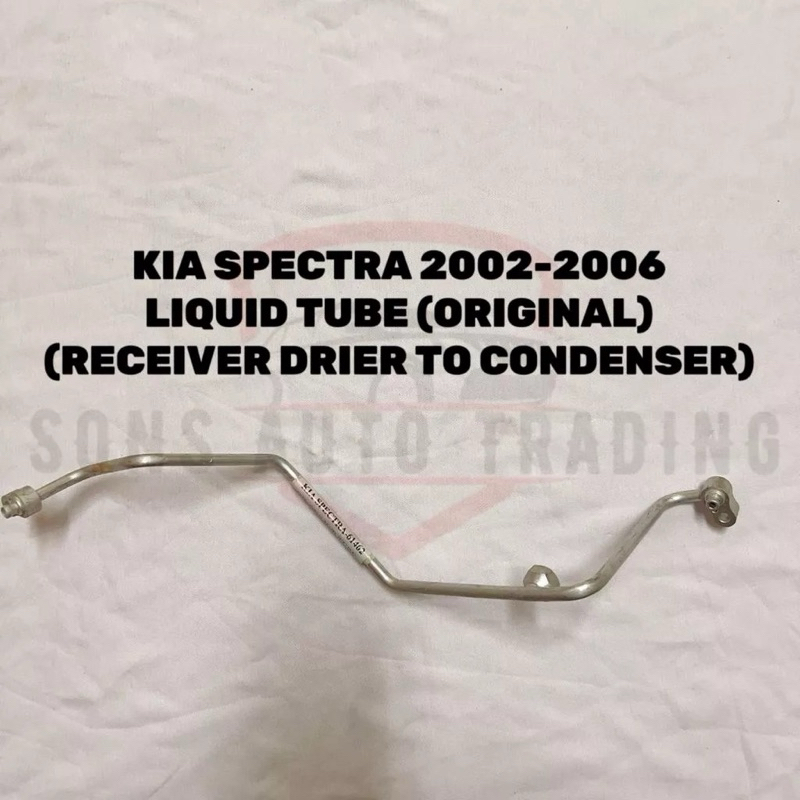 KIA SPECTRA 2002-2006 LIQUID TUBE (RECEIVER DRIER TO CONDENSER)(3/8 ...