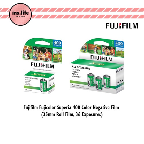 (Expired 2025/2026 New Packing) Fujifilm Fujicolor 400 35mm Color ...