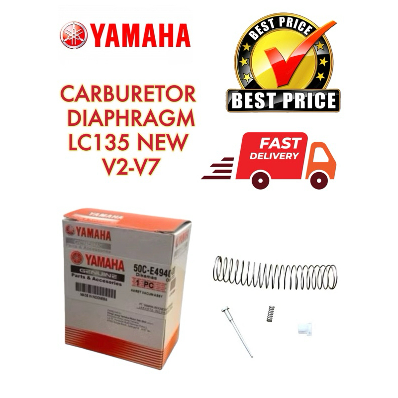 YAMAHA LC135 NEW V2 V3 V4 V5 V6 V7 CARBURETOR DIAPHRAGM ASSY CARB GETAH JARUM SLIDE ASSY SET ...
