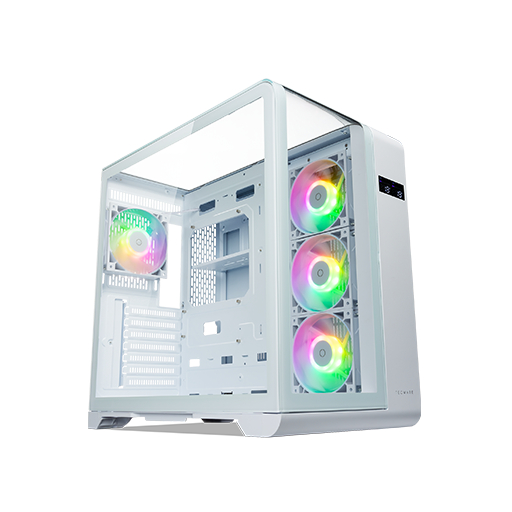 TECWARE ARC ARGB CURVED TG ATX PC CASE - ( BLACK / WHITE ) | Shopee ...