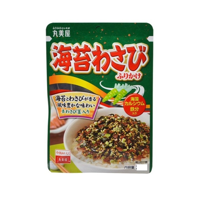 Marumiya Nori Wasabi Rice Sprinkle Furikake 20g | Made in Japan ...