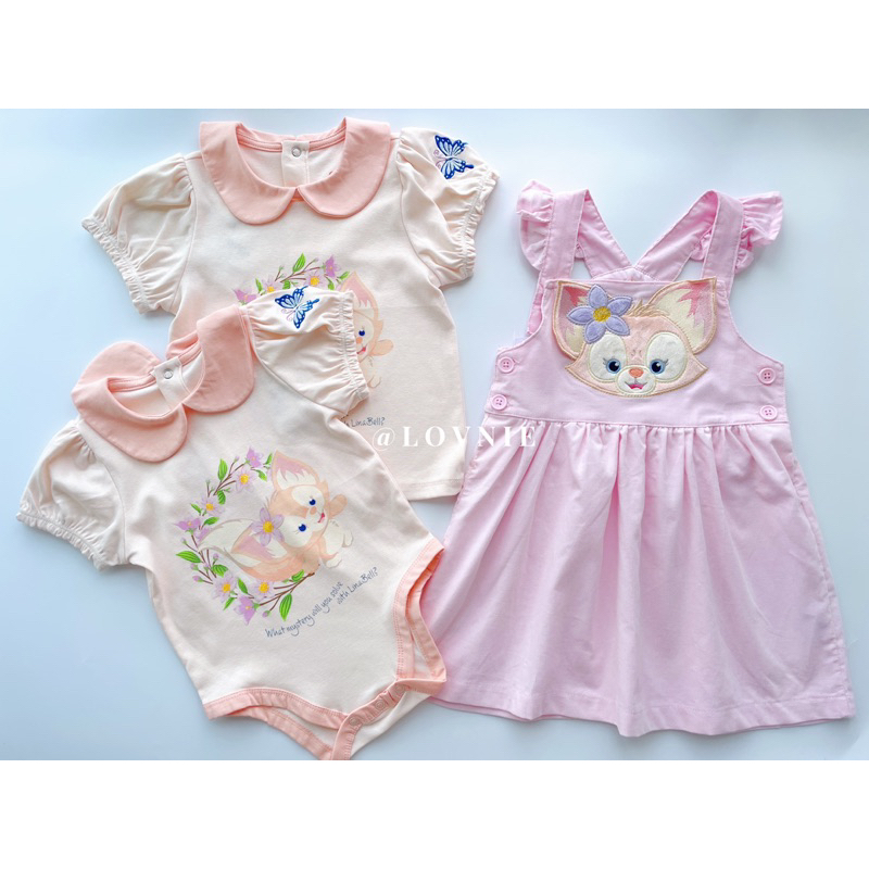 L8449-8451_33.45 LinaBell Baby Girl Dress/Shirt/Romper 玲娜贝儿宝宝背带裙／包屁／上衣 ...