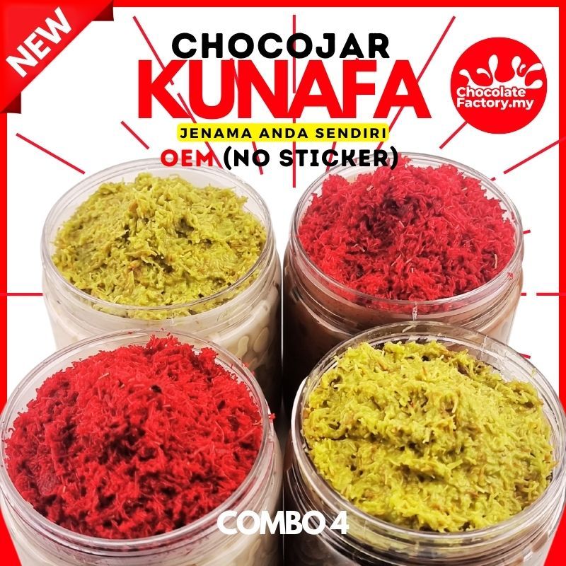 [BORONG 24] KUNAFA CHOCOJAR - PISTACHIO | RED VELVET MILK CHOCOLATE ...