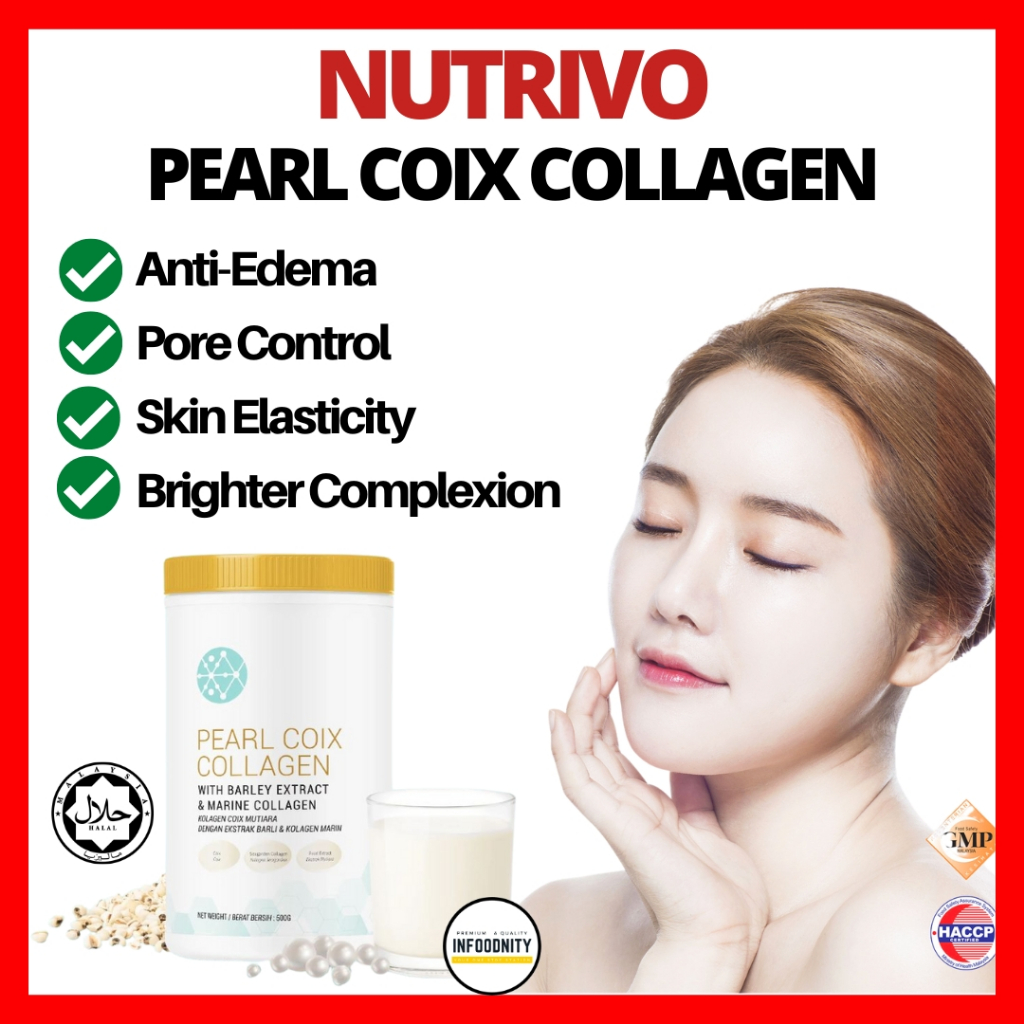 NUTRIVO Premium Pearl Coix Collagen Nutrivo Collagen Powder Collagen ...