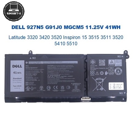 DELL Latitude G91J0 MGCM5 3420 3520 BATTERY LAPTOP REPLACEMENT | Shopee ...