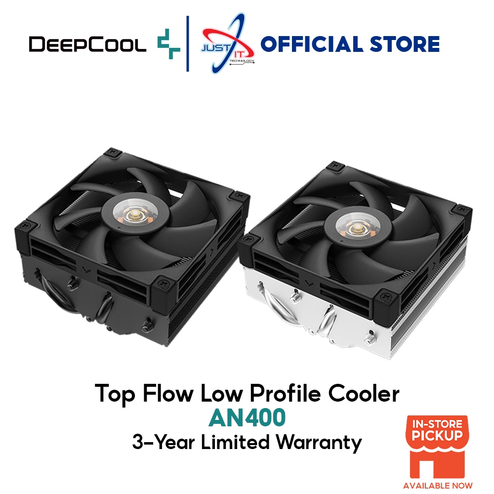 DEEPCOOL Top Flow Low Profile CPU Cooler AN400 | Shopee Malaysia