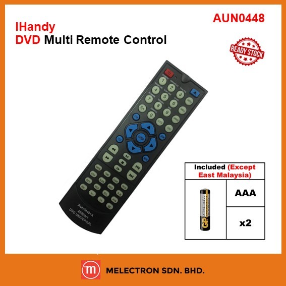 IHandy AUN0448 DVD Remote Control | Shopee Malaysia