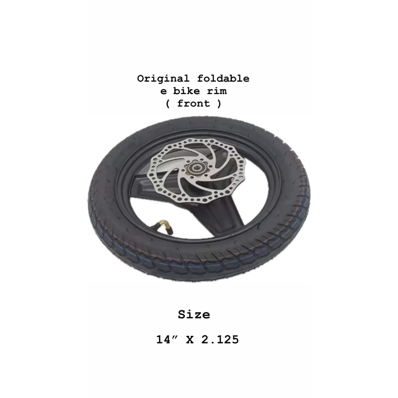 foldable e bike rim with disc for foldable electric bicycle basikal ...