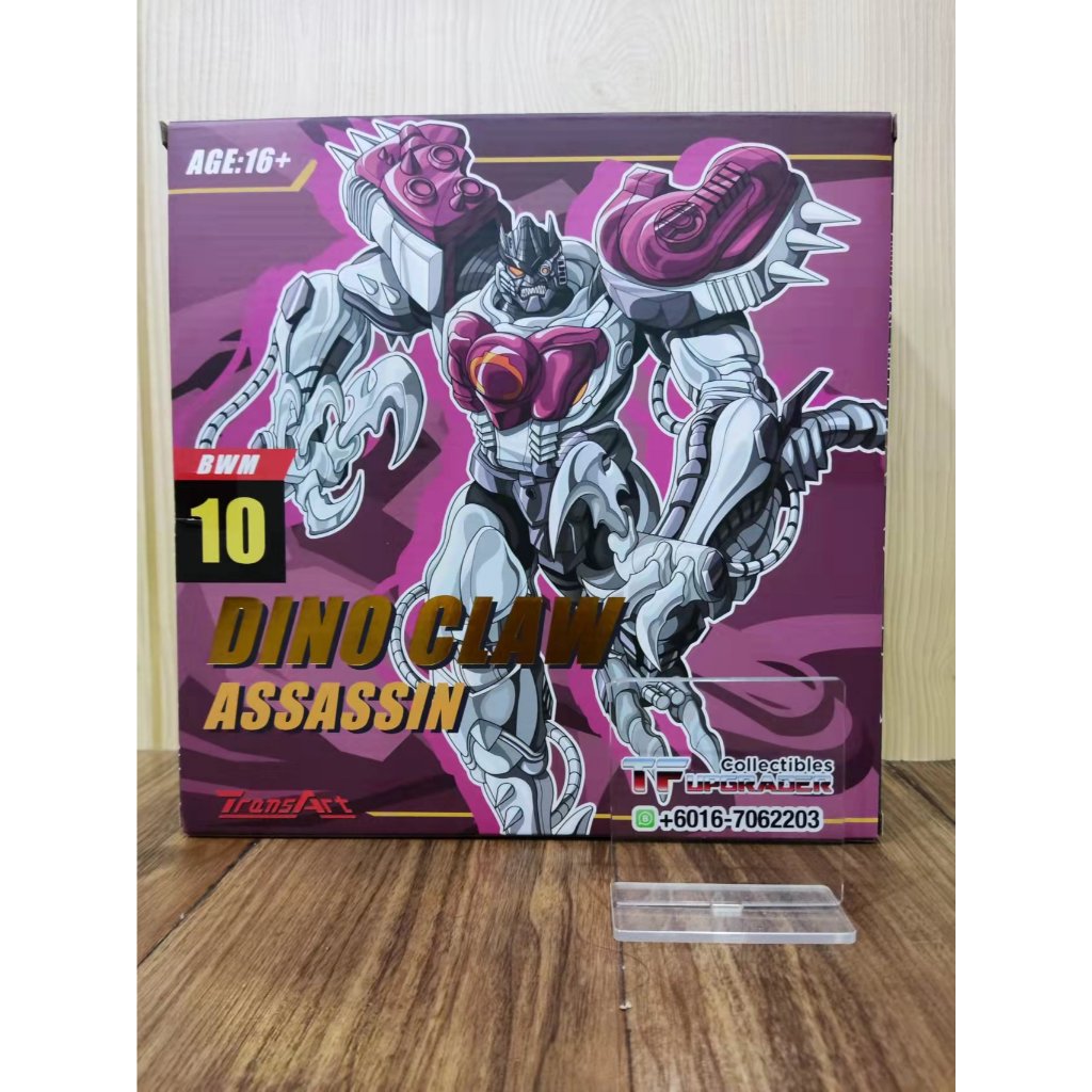 [Ready Stock] TransArt Toys BWM-10 Dino Claw Assassin Metal Dinosaur ...
