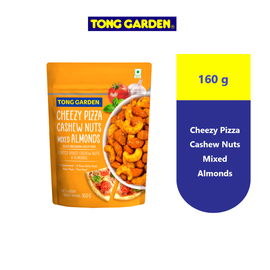 Tong Garden Cashew Nuts Mixed Almonds Cheezy Pizza 160G | Shopee Malaysia