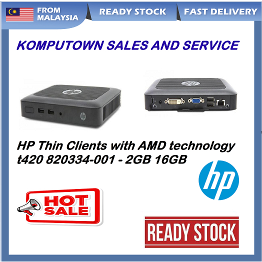 HP Thin Clients with AMD technology t420 820334-001 - 2GB 16GB | Shopee ...