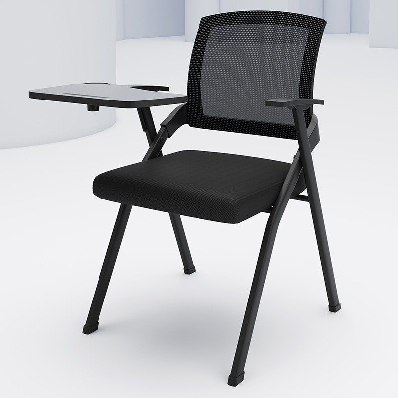 Office with Writing Board Conference Chair Training Backrest Foldable ...
