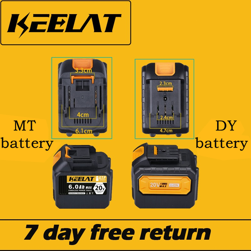 KEELAT 20V MT Battery DY Battery Used for Power Tools Rechargeable ...