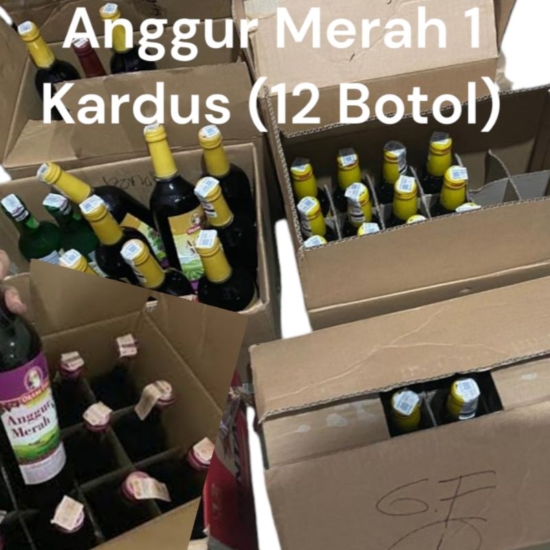 Anggur Merah 1 Kardus (12 Botol) | Shopee Malaysia