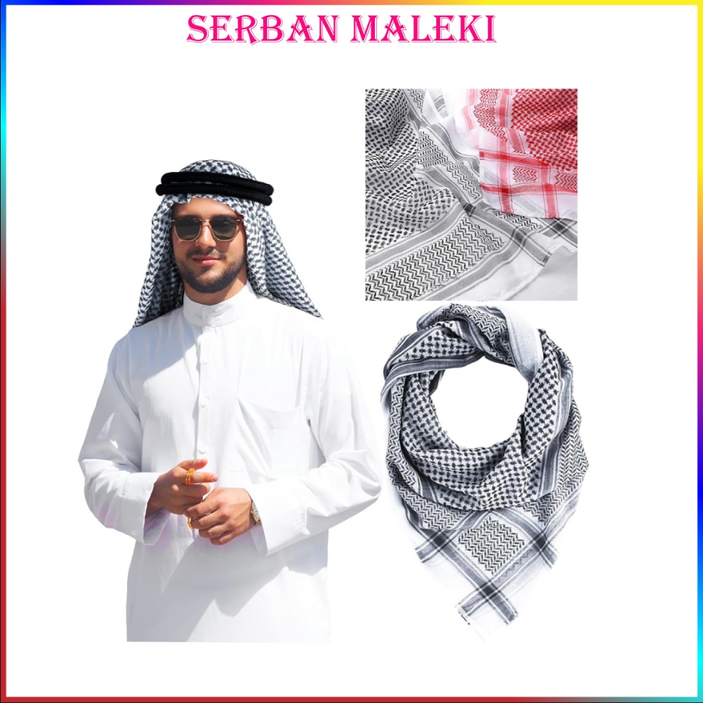 Serban Maleki/ Saudi Arabian Serban arab lilit Malaki 55" | Shopee Malaysia