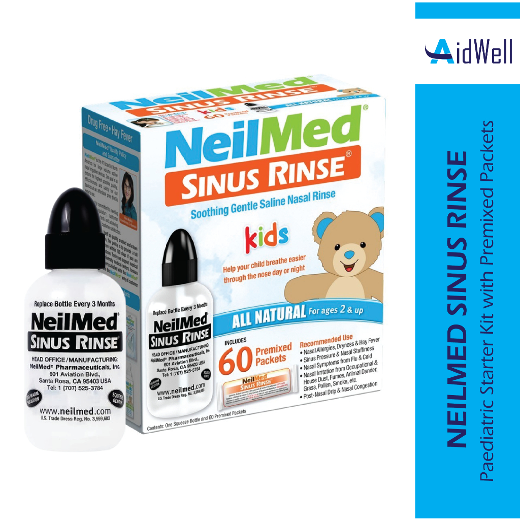 Neilmed Sinus Rinse Kids Starter Kit With Premixed Sachets | Shopee ...
