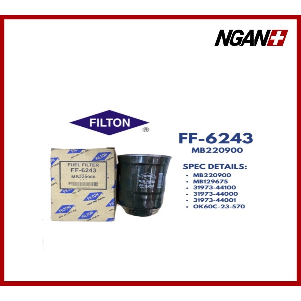 ORIGINAL FILTON FF-6243 Fuel Filter for Mitsubishi Pajero L049 Storm ...