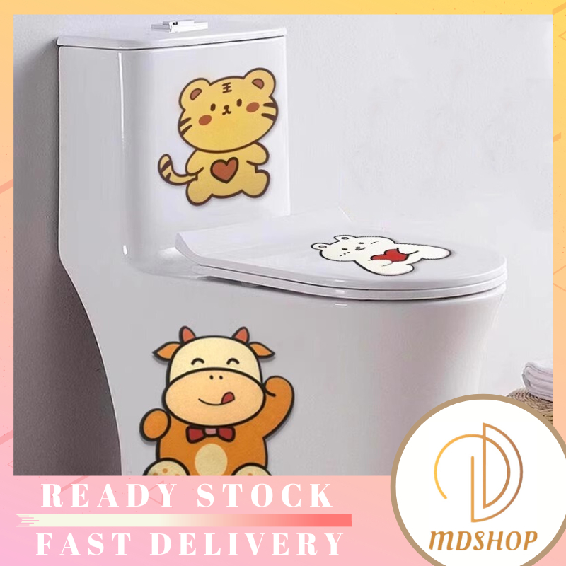 Felt Blanket Toilet Deodorant Stickers Toilet Cartoon Deodorant ...