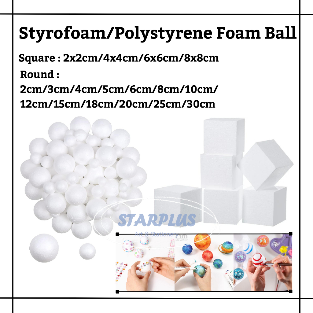 (Starplus)Round Modelling White Polystyrene Ball/Styrofoam Balls ...