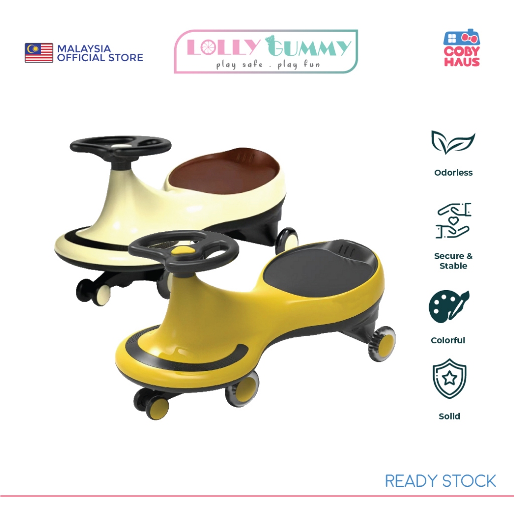 LOLLY GUMMY Kids Yoyo Swing Twistee Car V2 | Shopee Malaysia
