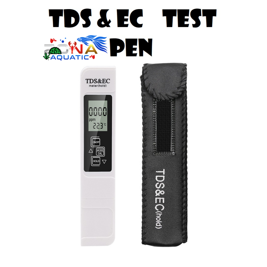 READY STOCK | TDS & EC TESTER PEN | 3 IN 1 LCD DIGITAL | EC TDS PPM ...