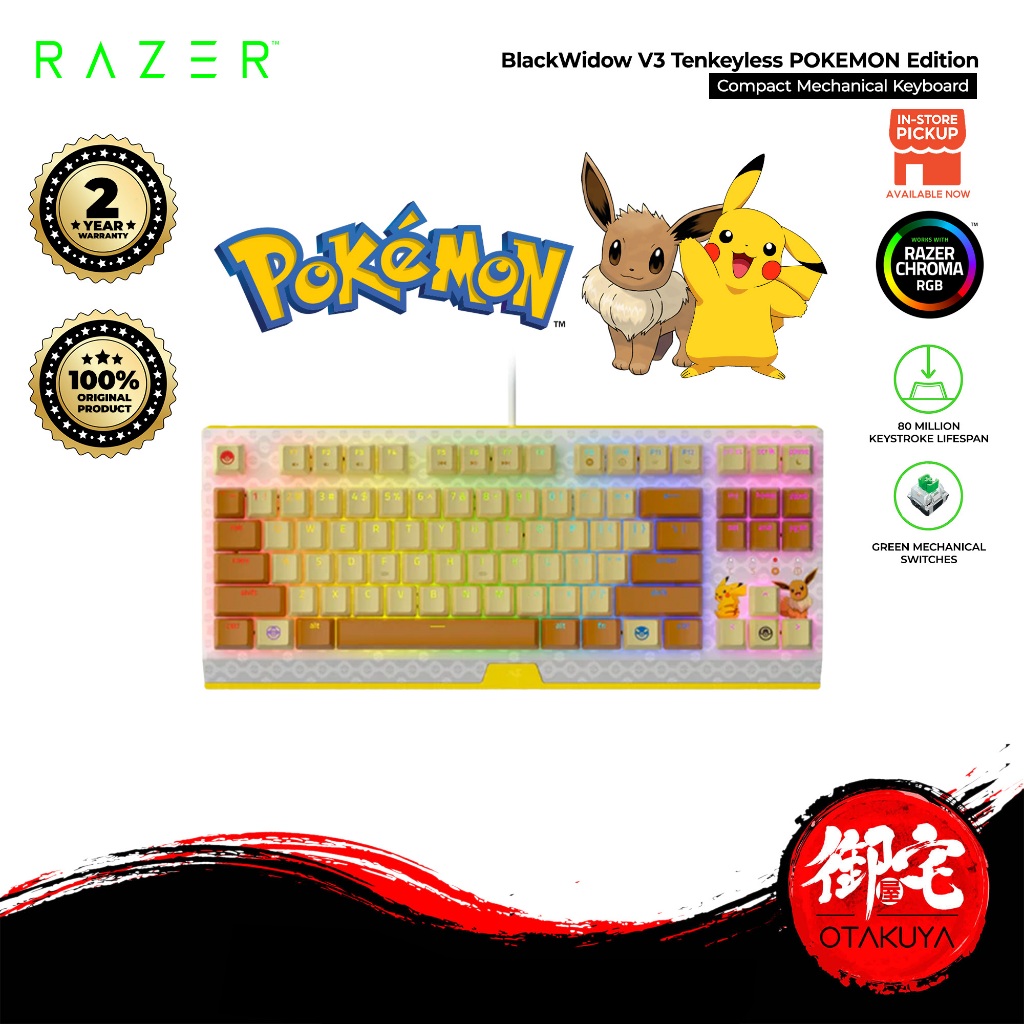 【12.12 SALE】RAZER BlackWidow V3 Tenkeyless Compact Mechanical Keyboard ...