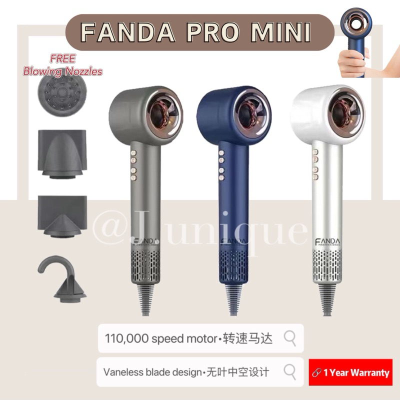 Fanda Pro Mini Hair Dryer Negative ion Hair Dryer Fanda Pro Mini吹风机 凡达负 ...