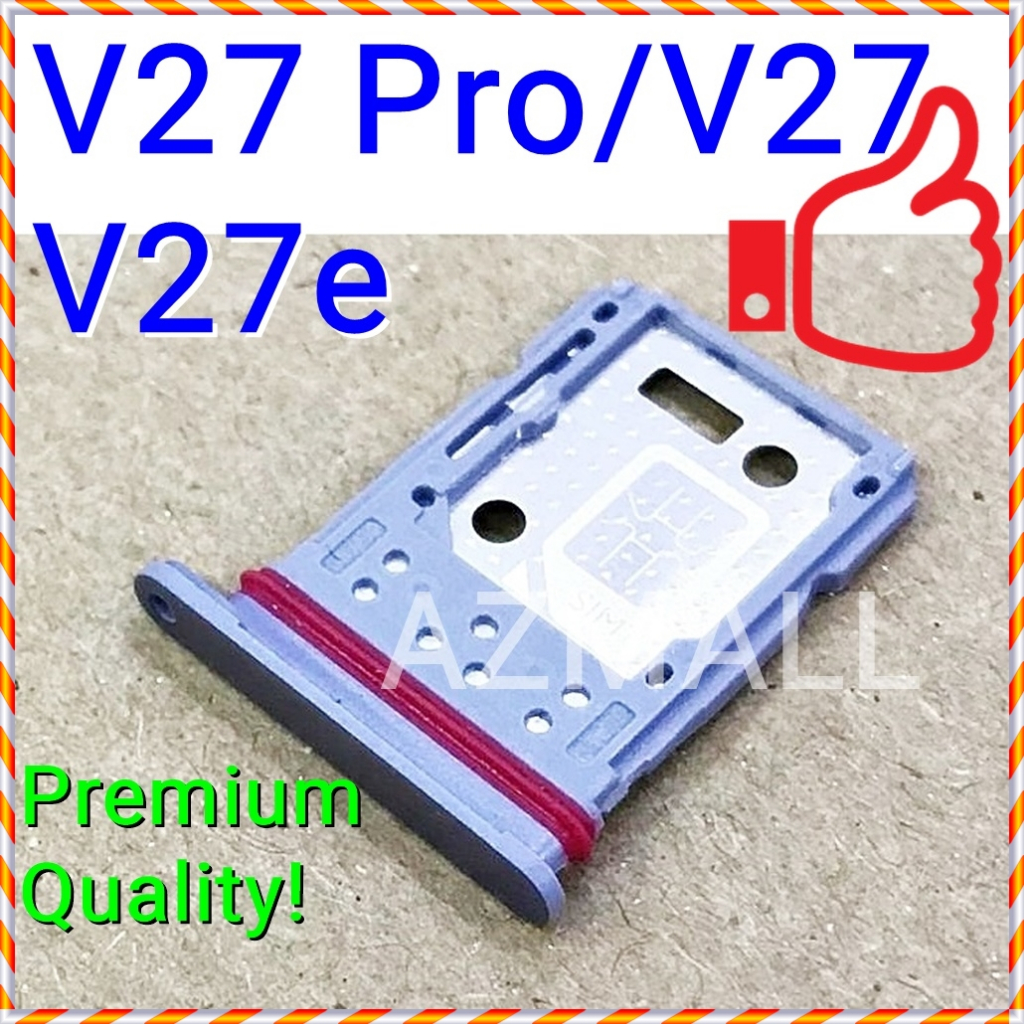 (4 Colors) NEW ORI Dual SIM Card Tray Slot Holder for Vivo V27 Pro /V27 ...