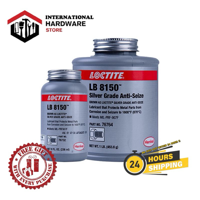 LOCTITE®️ LB 8150 Silver Grade Anti-Seize Lubricant Parton:76764 1lb(453.6g) ,Henkel Malaysia ...