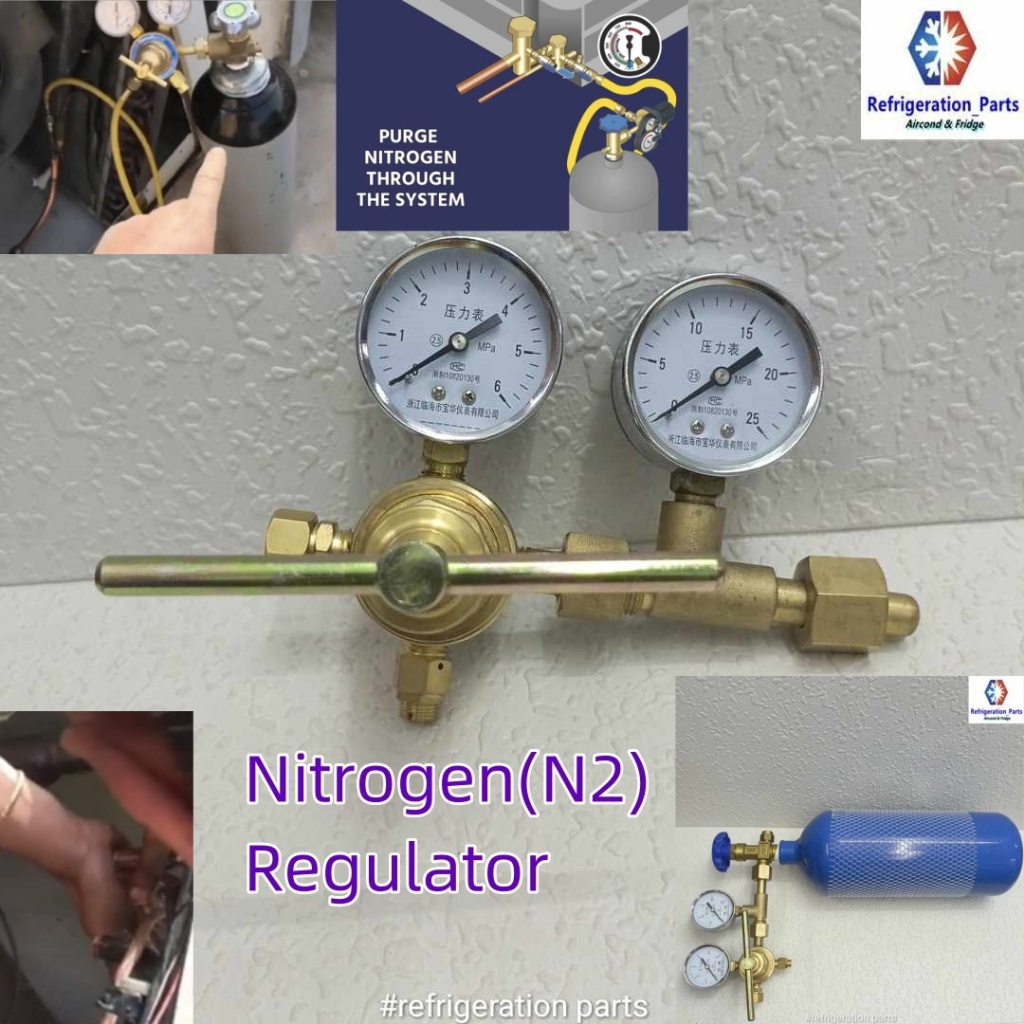 Nitrogen (N2) Gas Regulator Flow nitrogen Meter Cylinder Flow Control ...