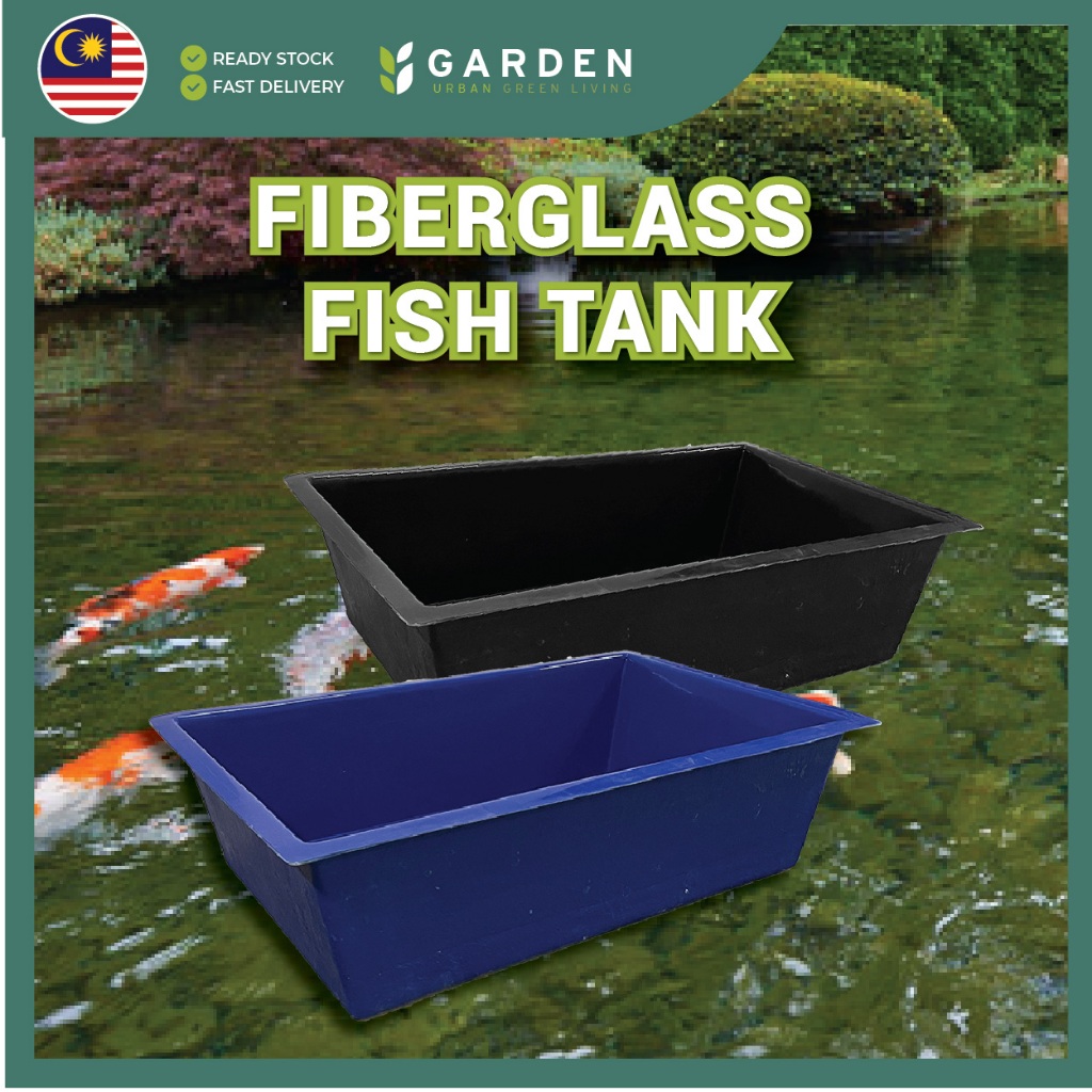 Fiberglass Fish Pond Water Tank Aquarium Cistern Heavy Duty Indoor ...