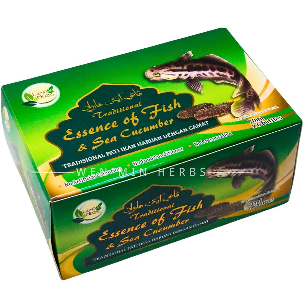 Traditional Essence of Fish & Sea Cucumber(6 x 70ml)海参生鱼精 Tradisional ...