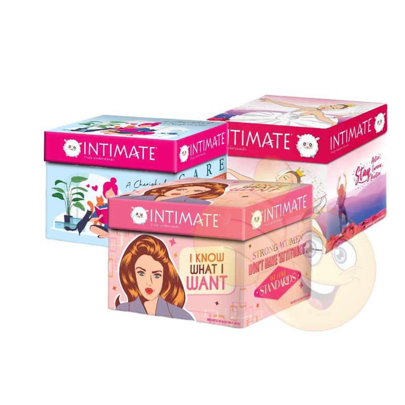 Intimate Box Unscented Pantyliner (Slim 100's, Regular 100's, Long 60's ...