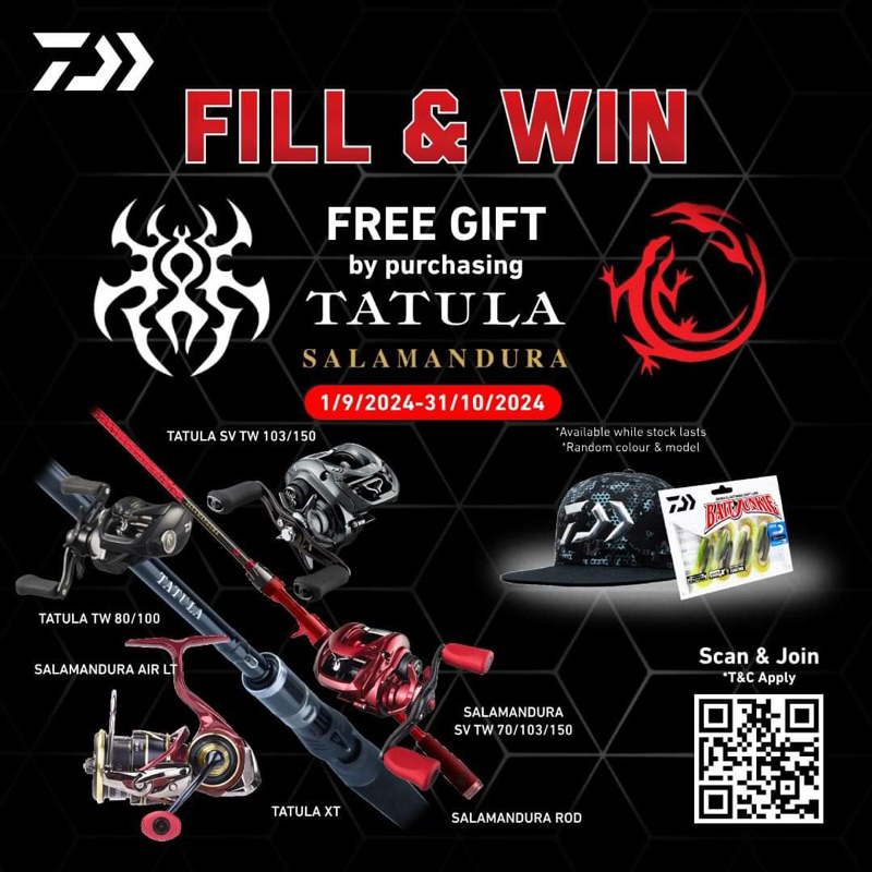 2021 DAIWA SALAMANDURA SPINNING & CASTING FISHING ROD 🔥100% Original🔥 | Shopee Malaysia