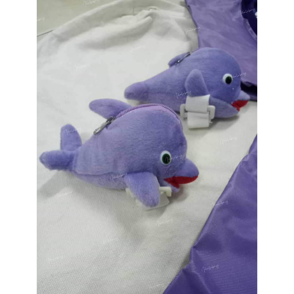 Purple Dolphine with Zip soft toys Soft toys for baby Baby accessories ...