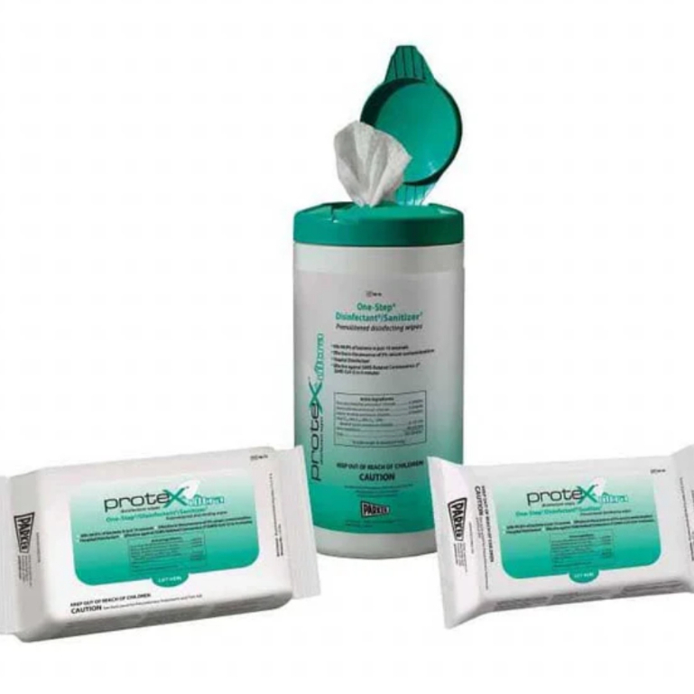 Protex Ultra Premoistened Disinfectant Wipes | One Step Cleaner ...