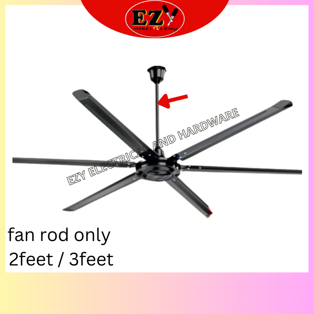 Fan Rod for Ceiling Fan (Black Color) | Shopee Malaysia